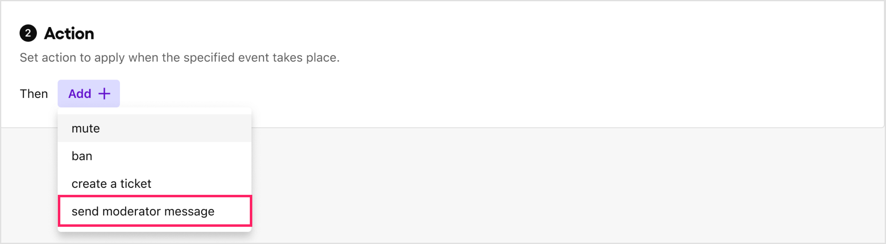 Rules | Advanced Moderation | Sendbird Docs