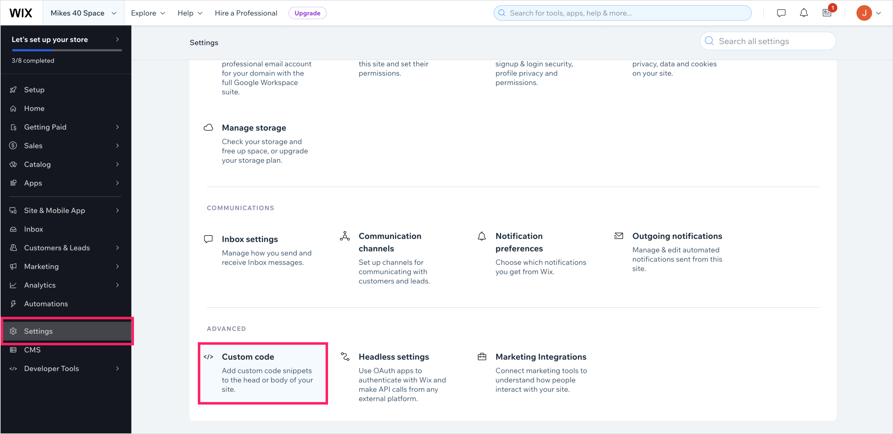 Embed Widget In Your Wix Store Ai Chatbot Sendbird Docs