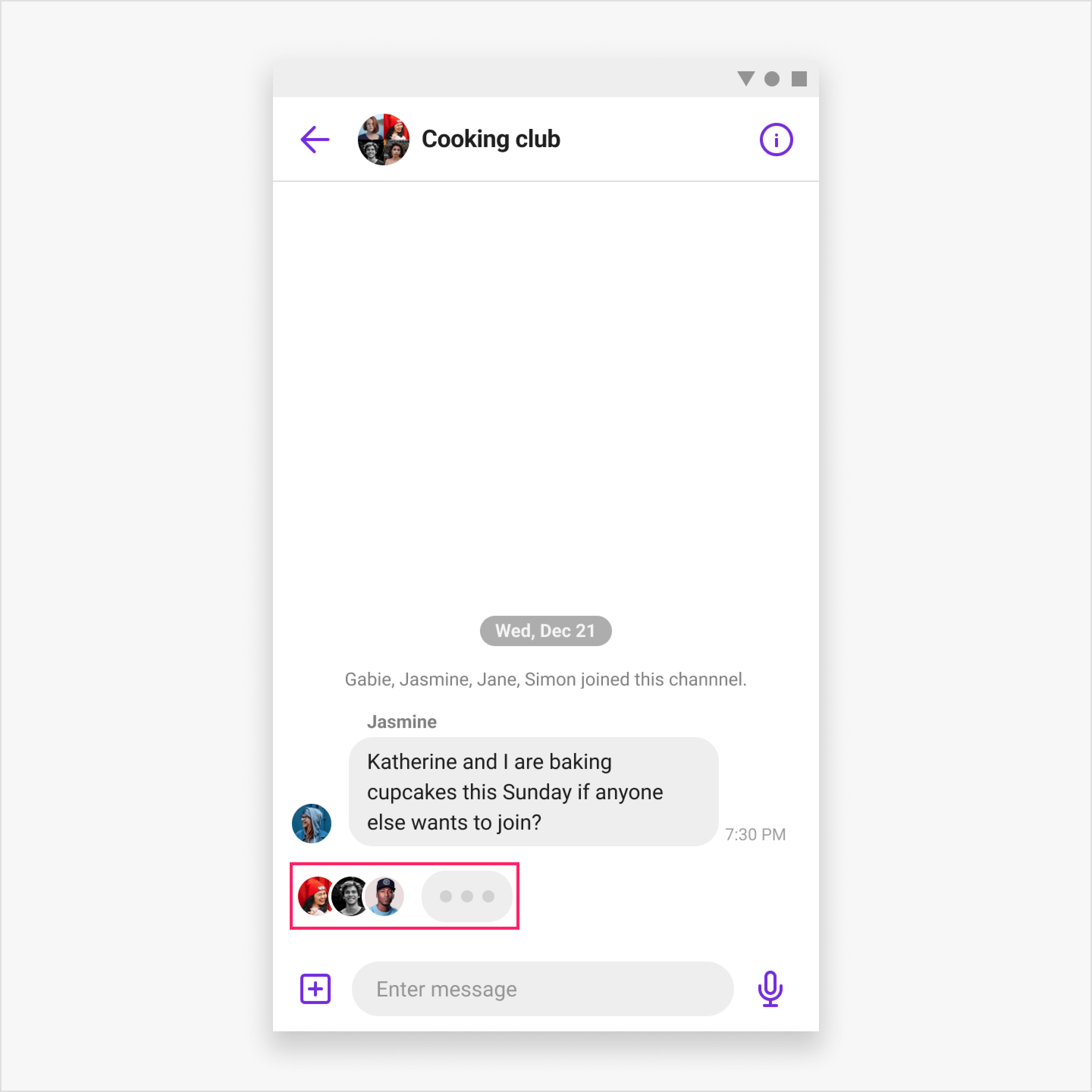 Typing indicator | Chat Android View SDK | Sendbird Docs