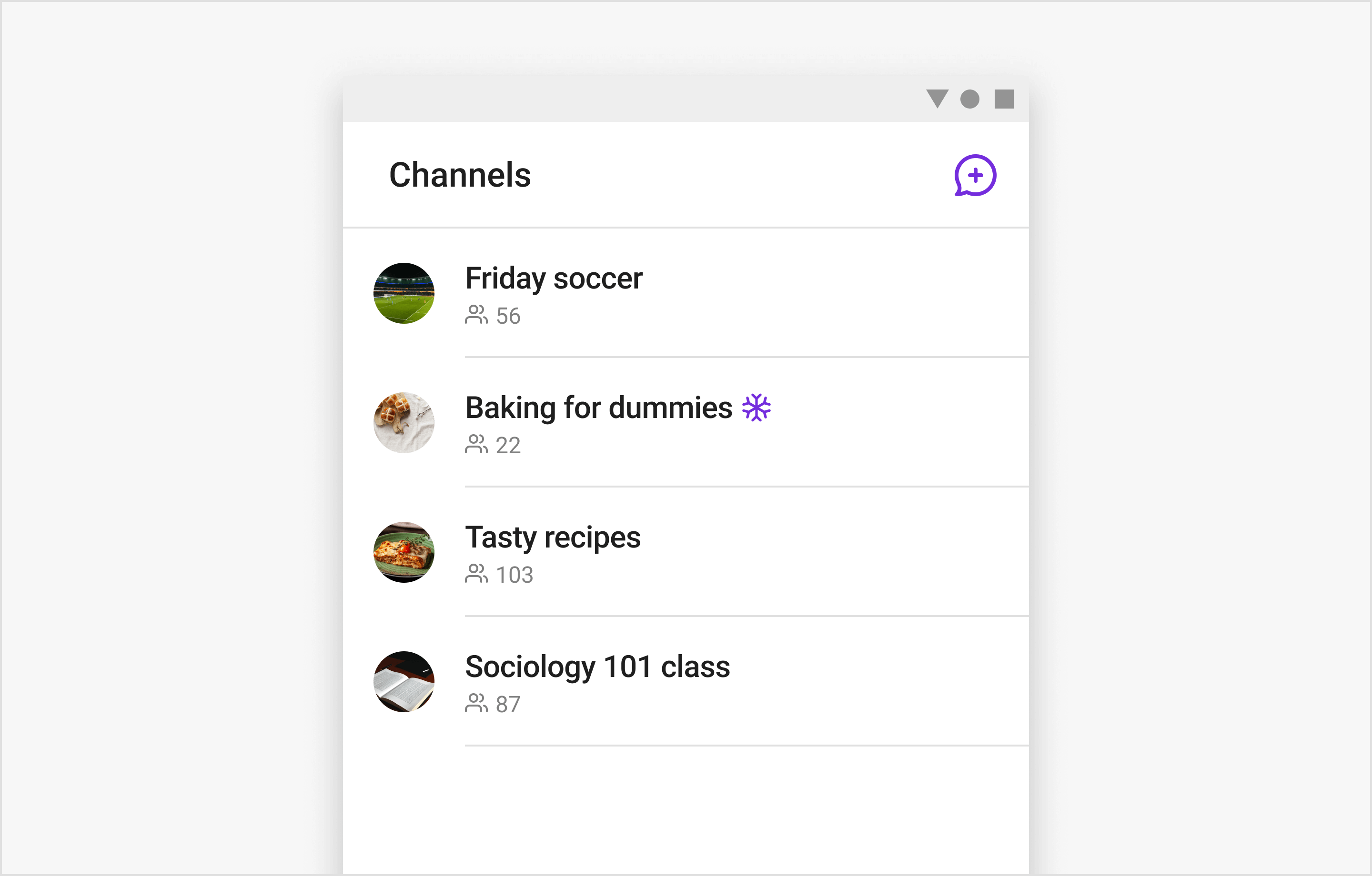 List open channels | Chat React Native SDK | Sendbird Docs