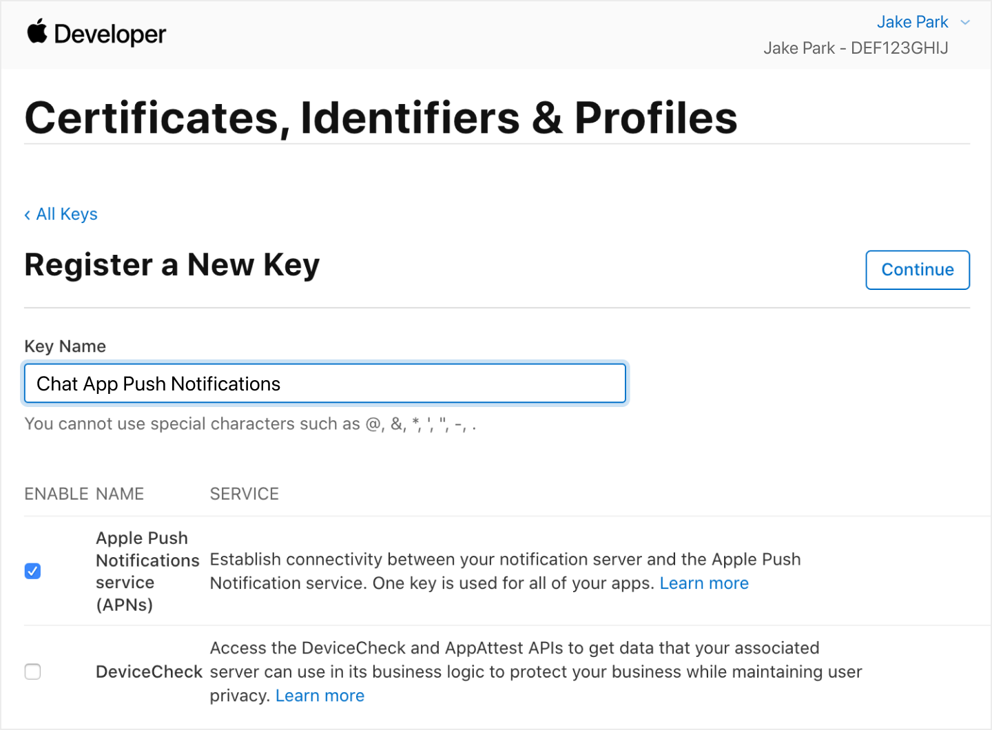 Register push notification credentials | Chat iOS SDK | Sendbird Docs