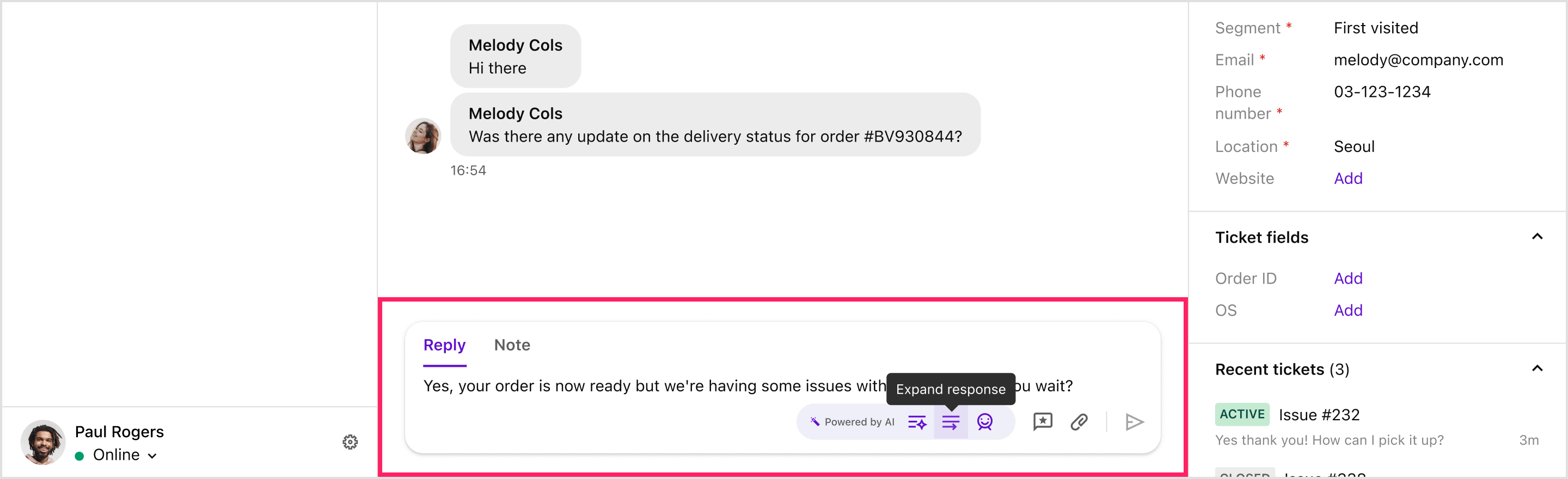 AI tools for agents | Desk Guide | Sendbird Docs