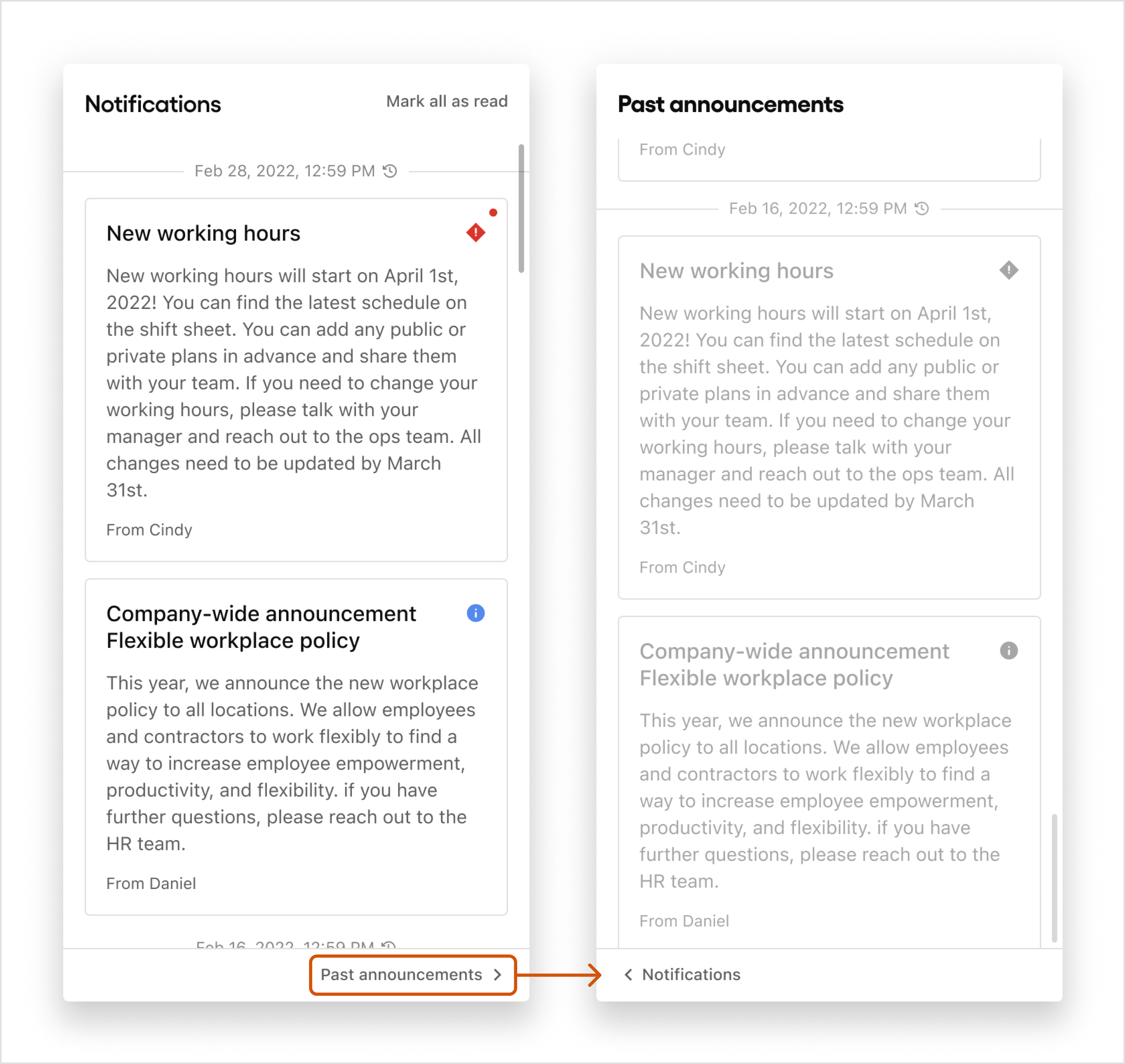 Admin notifications | Desk Guide | Sendbird Docs