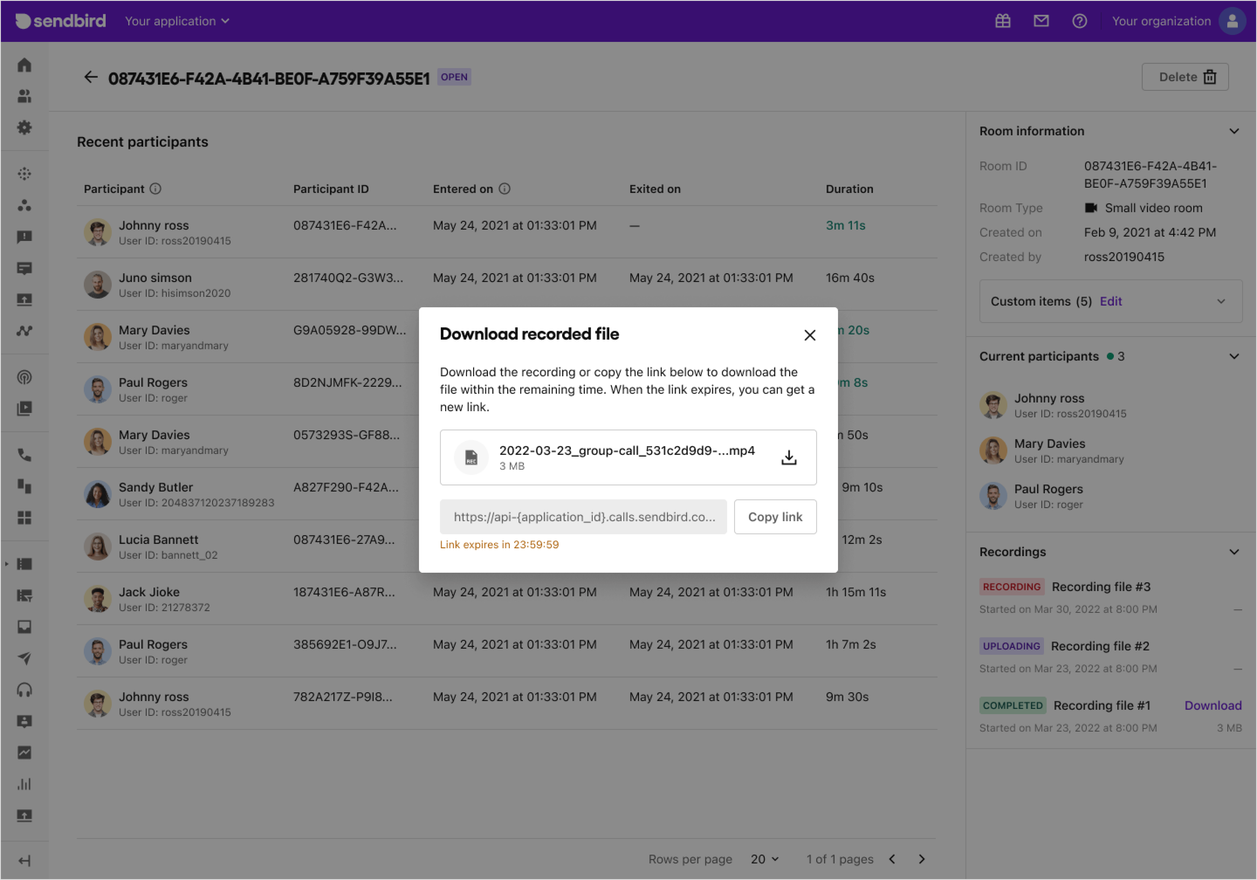 Group call | Calls JavaScript SDK | Sendbird Docs Group call | Calls JavaScript SDK | Sendbird Docs