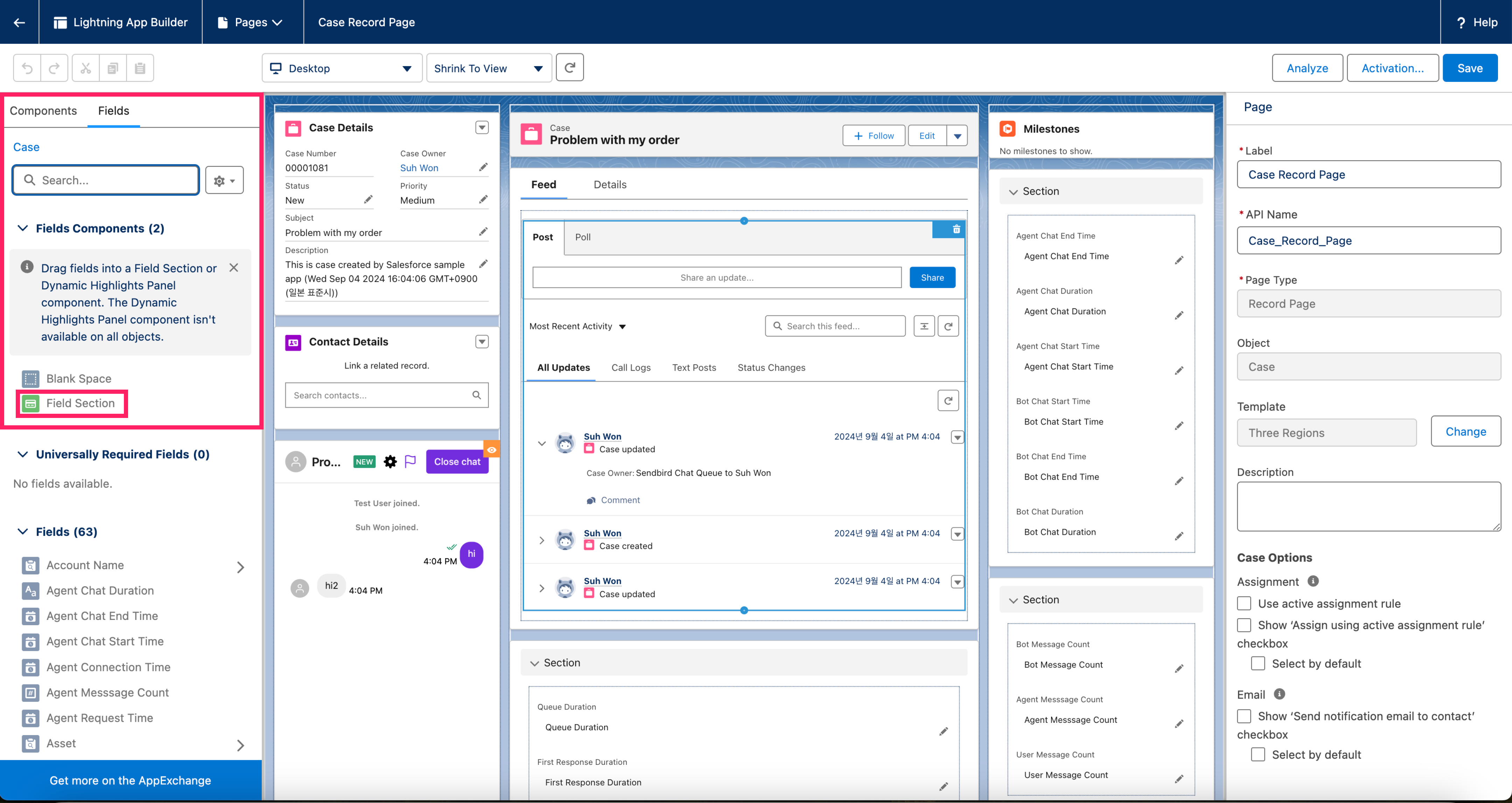 Analytics Support Chat Sendbird Docs