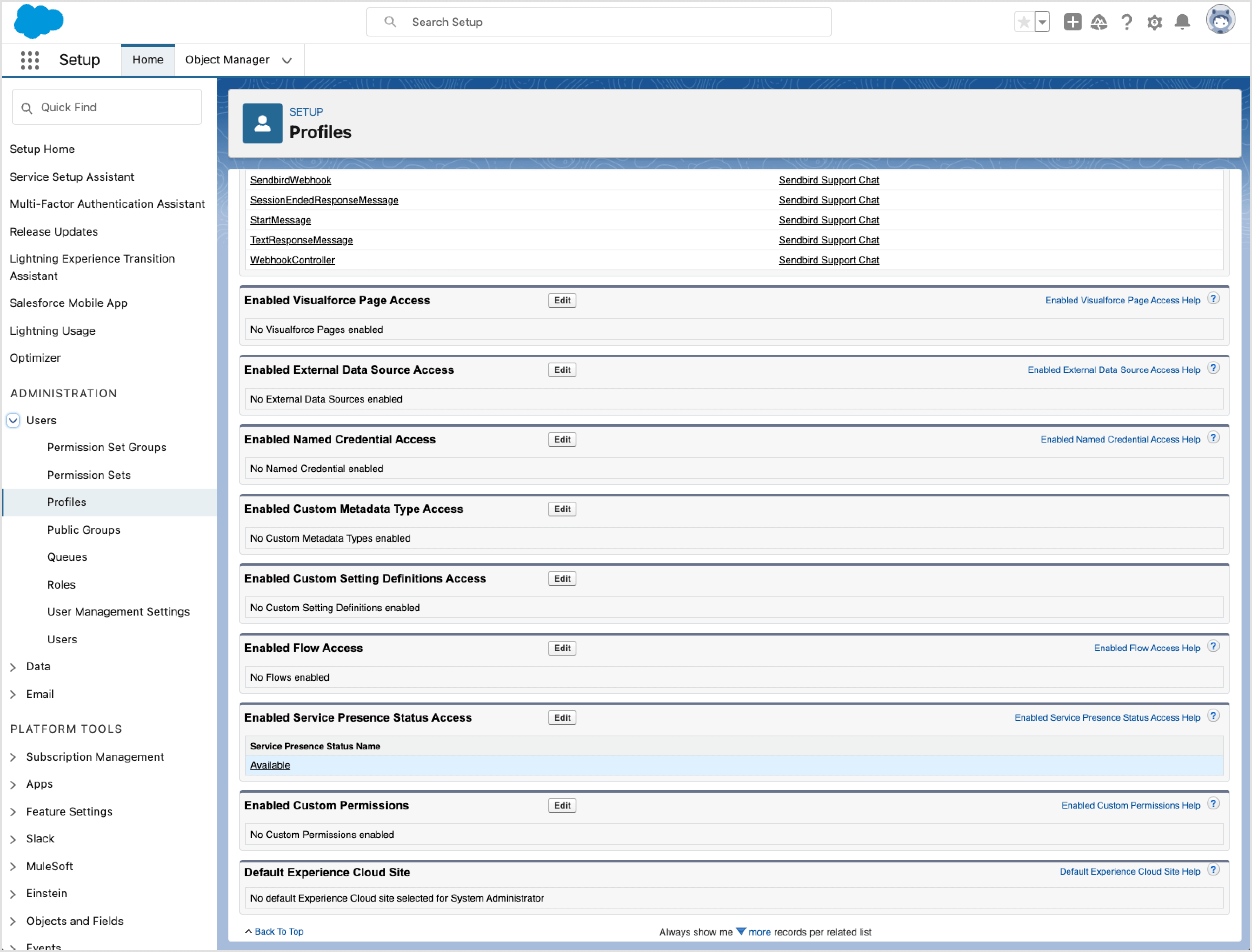 Integrate with Salesforce Service Cloud | Support Chat | Sendbird Docs