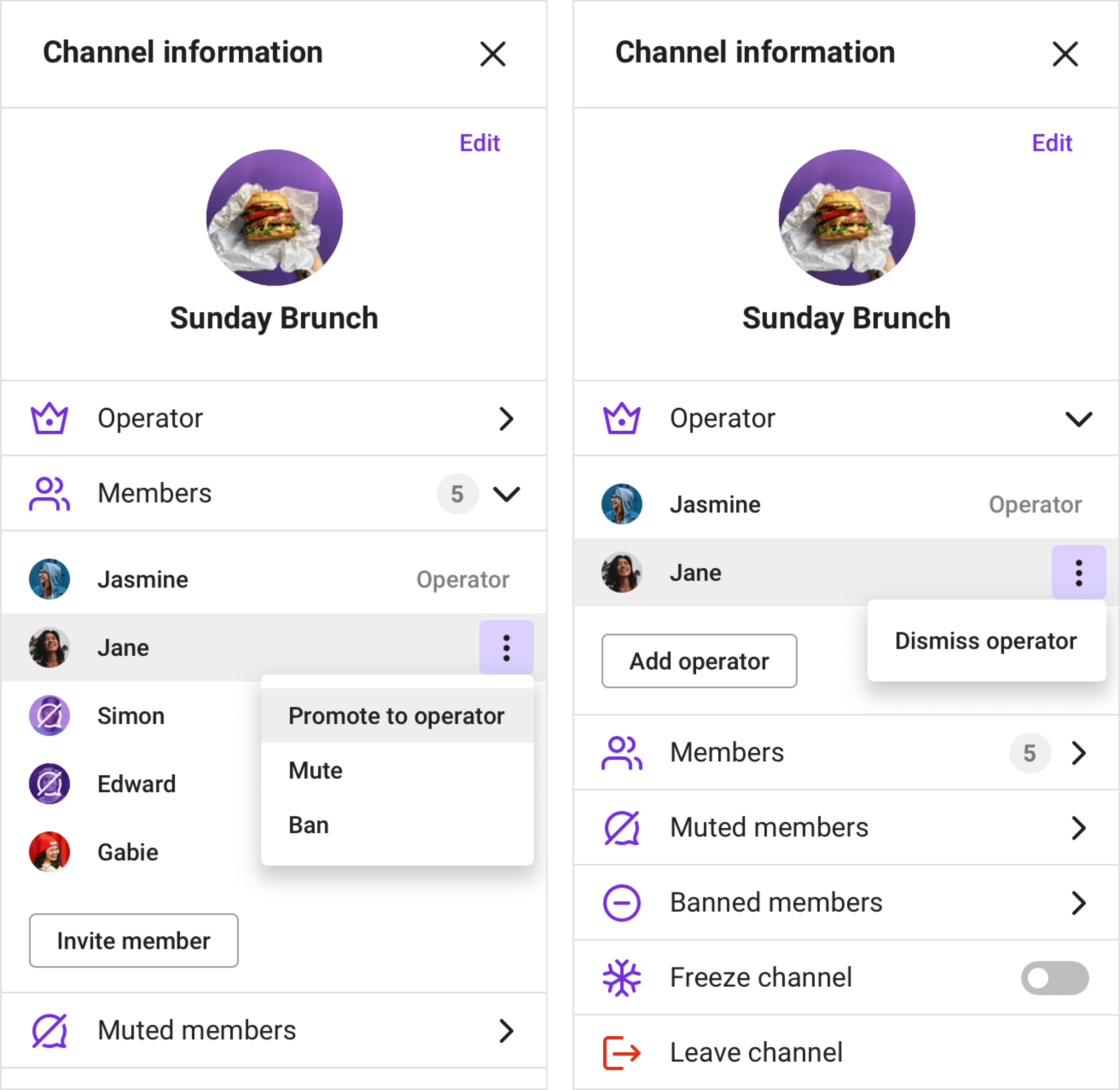 Moderation | Chat React SDK | Sendbird Docs