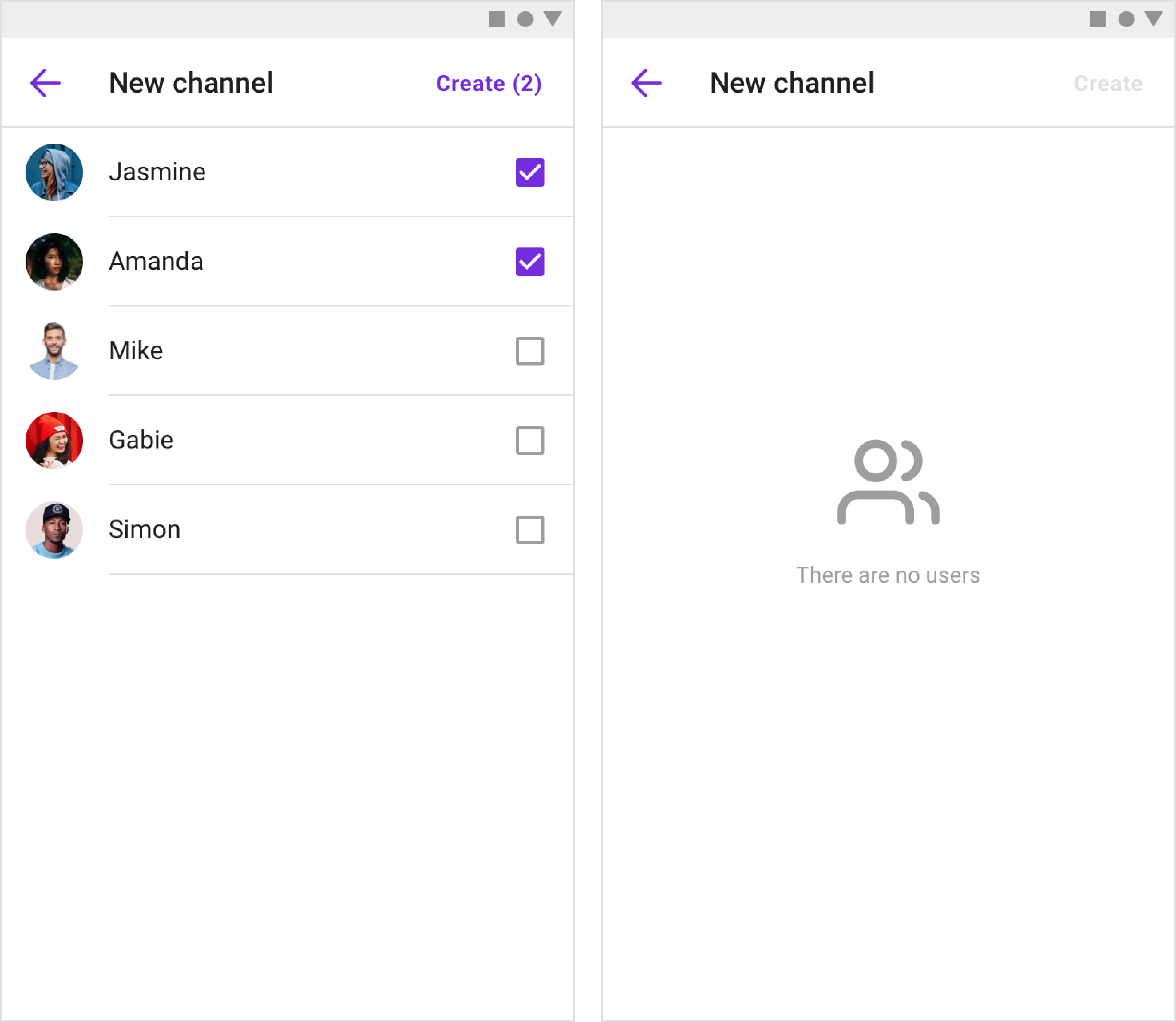 Create a group channel | Chat Android View SDK | Sendbird Docs