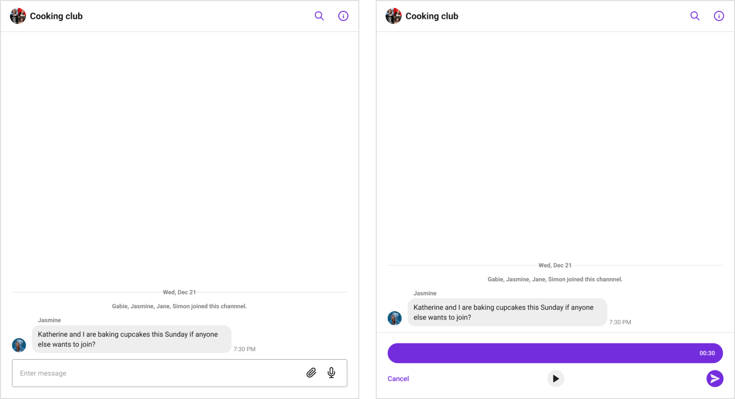 Voice Message Chat React SDK Sendbird Docs Voice Message Chat React SDK Sendbird Docs
