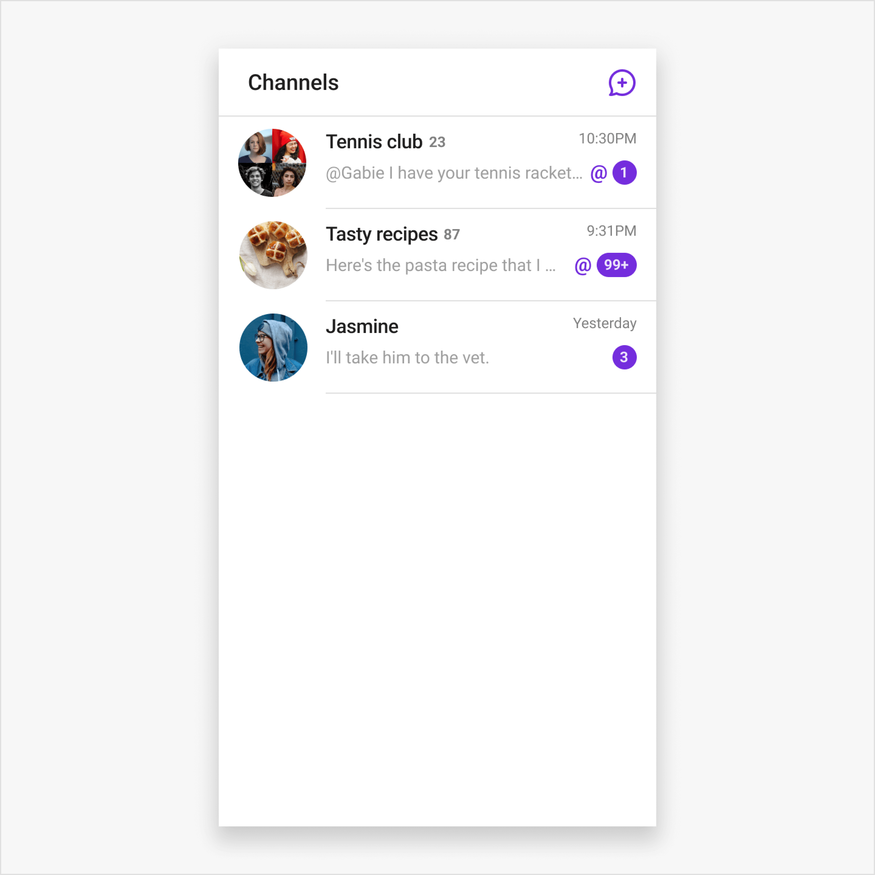 Mention | Chat React Native SDK | Sendbird Docs