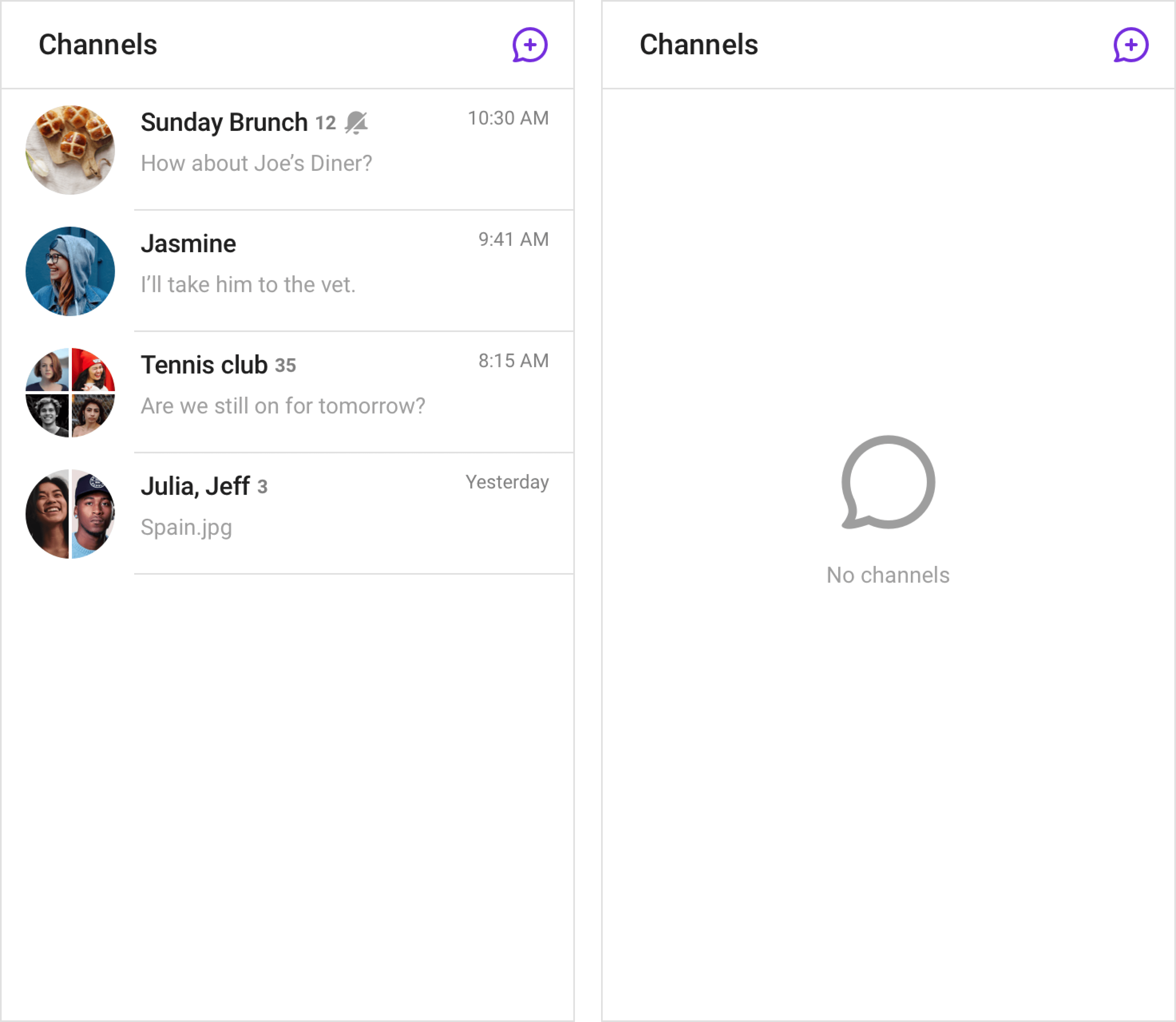 List group channels | Chat React Native SDK | Sendbird Docs