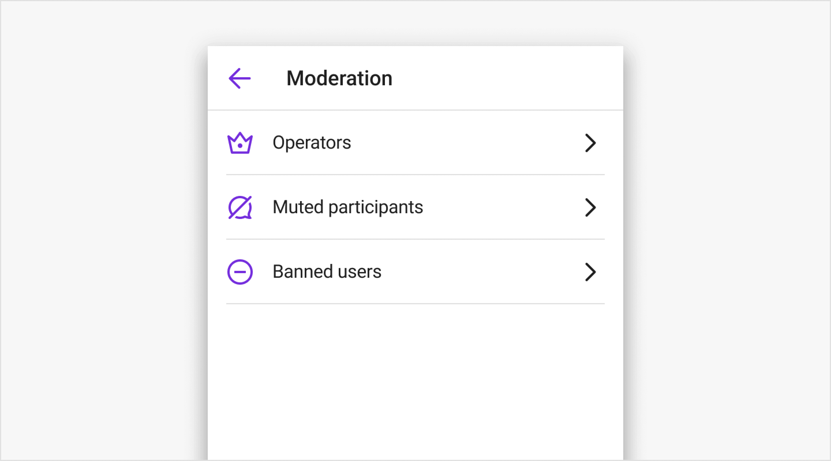 Moderate open channels and participants | Chat React Native SDK ... Moderate open channels and participants | Chat React Native SDK ...